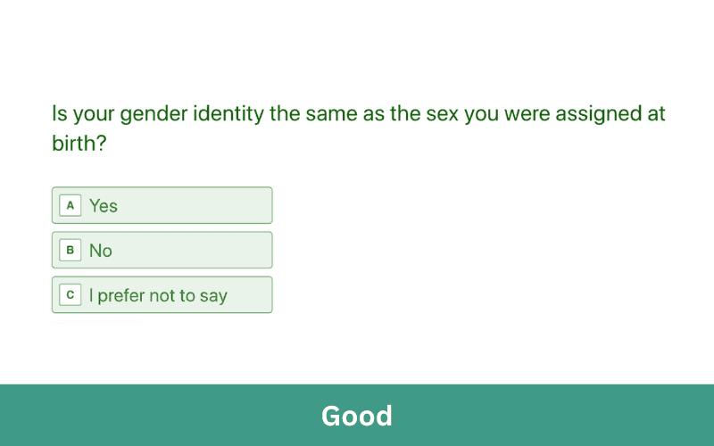 How to Ask About Gender in Forms Respectfully | Ruth Dillon-Mansfield