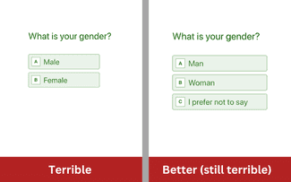 How to Ask About Gender in Forms Respectfully | Ruth Dillon-Mansfield