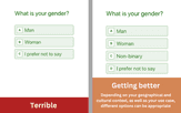 How to Ask About Gender in Forms Respectfully | Ruth Dillon-Mansfield